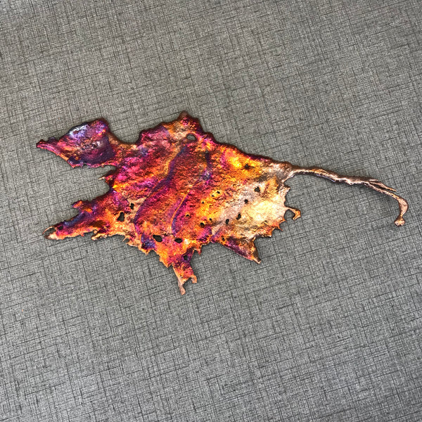 Handcrafted Rainbow Copper Splash Decor – Rockology.net